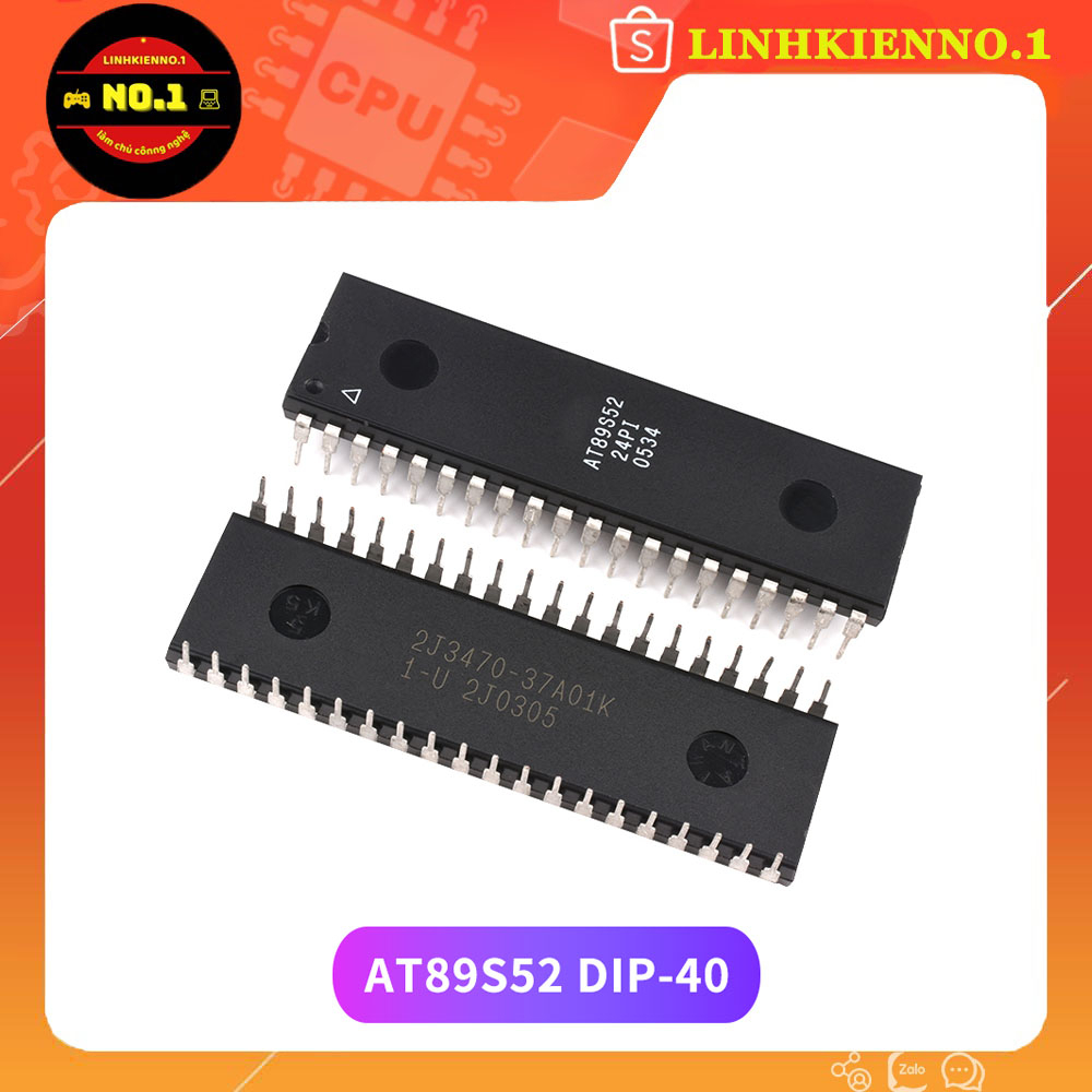 Vi điều khiển AT89S52-24PU Atmega 89s52 DIP40 | Shopee Việt Nam