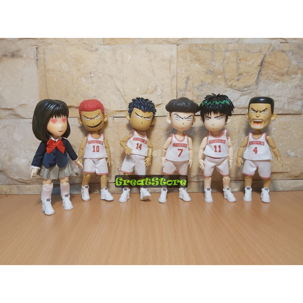 [ Sẵn ] Mô hình Slam Dunk Hanamichi ,Kaede Rukawa,Hisashi Mitsui ...
