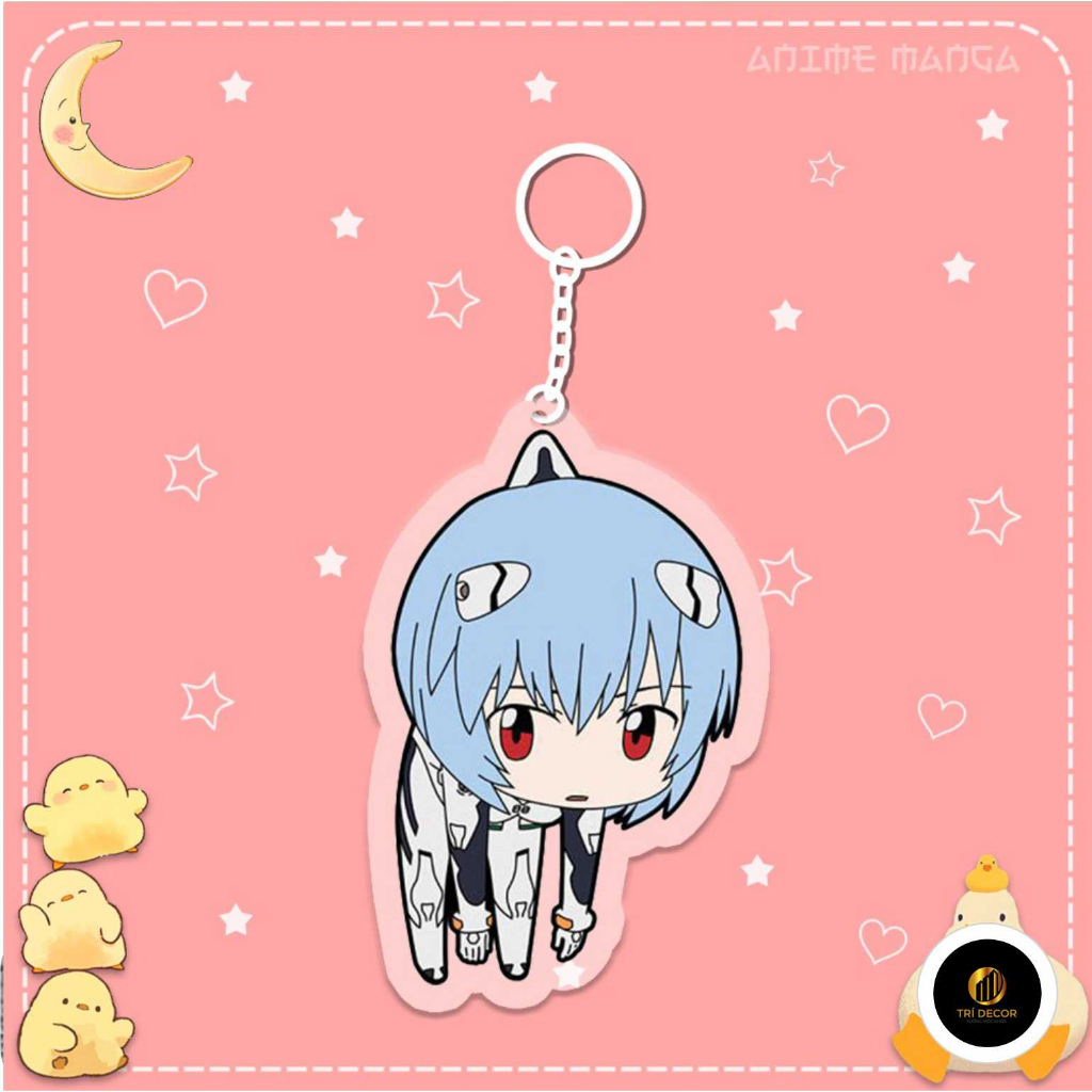 Móc Khoá Shin Seiki Evangelion Ikari Shinji Chibi Móc Khoá Quà Lưu Niệm ...