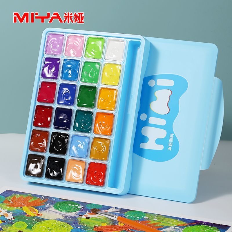 Màu Nước HiMi Thạch Bộ 18/24 Màu Hộp Phiên Bản Mới Màu Gouache HiMi ...
