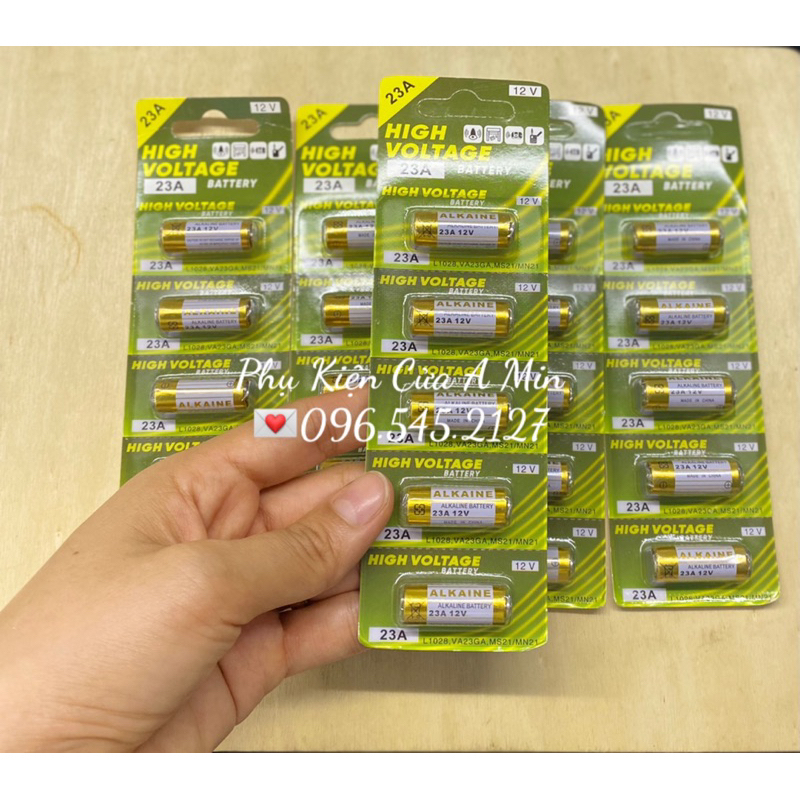 Pin A23 12v dùng cho các loại remote, điều khiển từ xa loại 1viên ...