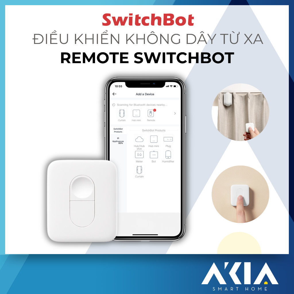 Remote điều khiển từ xa Switch Bot - Tương thích với các thiết bị ...