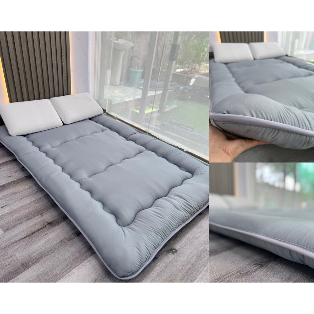 Nệm Topper , Nệm bông xuất nhật dày 7-8cm , Đệm trải sàn đủ size 1m 1m2 ...