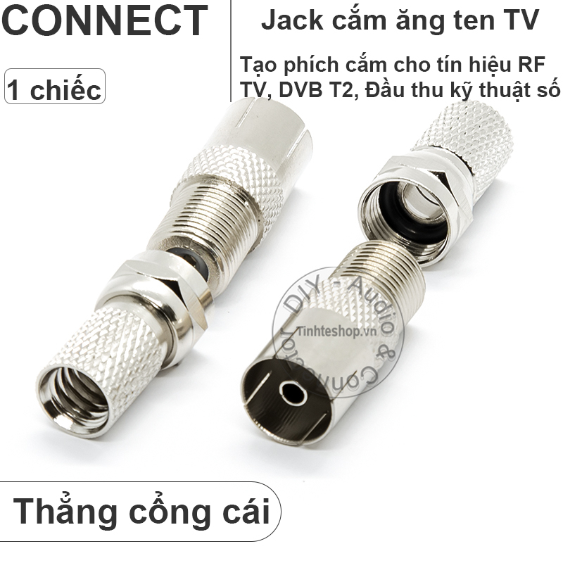 Giắc anten TV cổng cái 1 chiếc - Terrestrial TV jack for TV 9.5mm ...
