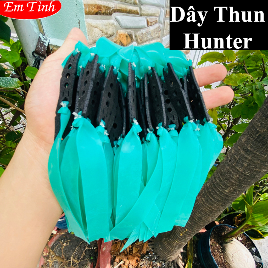 1 Dây Thun Super Hunter V3 0.55 0.6 0.65mm cột sẵn khổ thun kéo tới má ...