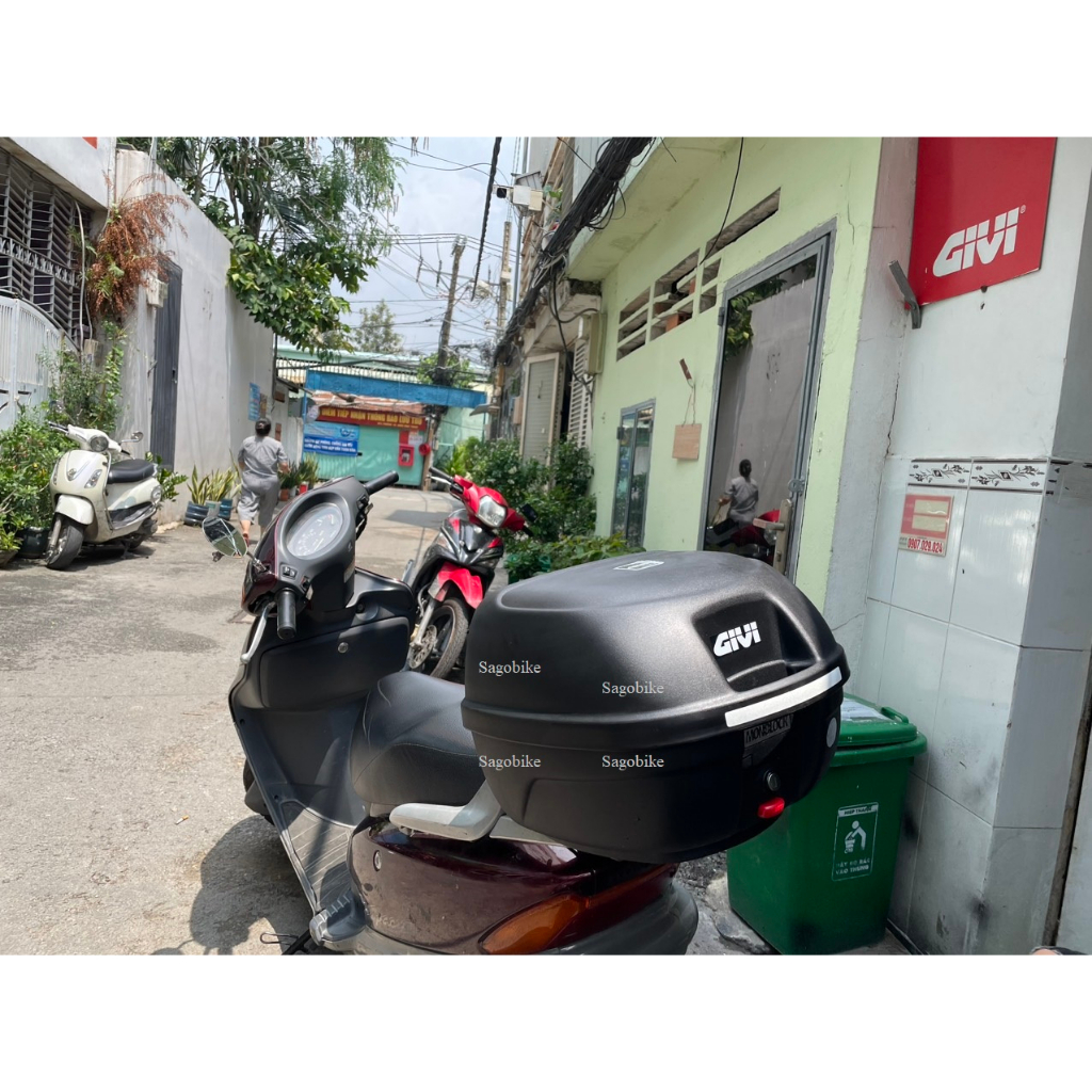 Thùng xe Spacy, thùng givi E26N kèm đế và kit gắn cho xe Spacy, hàng givi chính hãng, bảo hành 2 ...