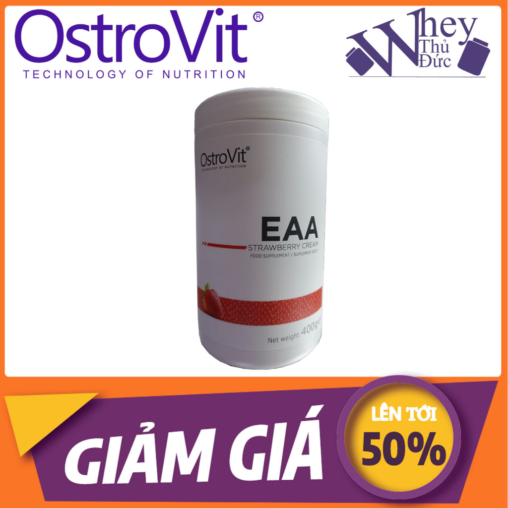 Tăng sức bền EAA Ostrovit 400g 40 Servings vị Dâu - Bù nước bù khoáng chống mỏi cơ | Shopee Việt Nam