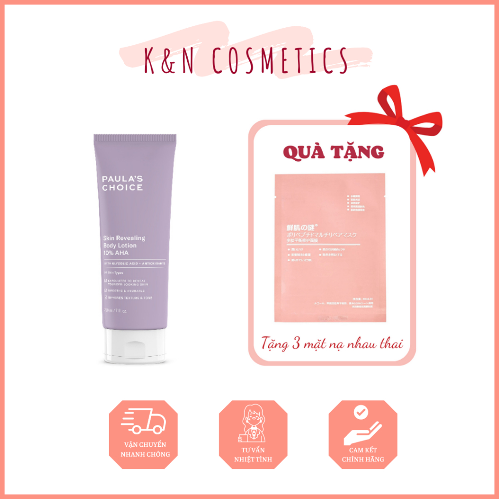Kem dưỡng body Paula's Choice 10% AHA, 2% BHA làm sáng da, giảm mụn ...