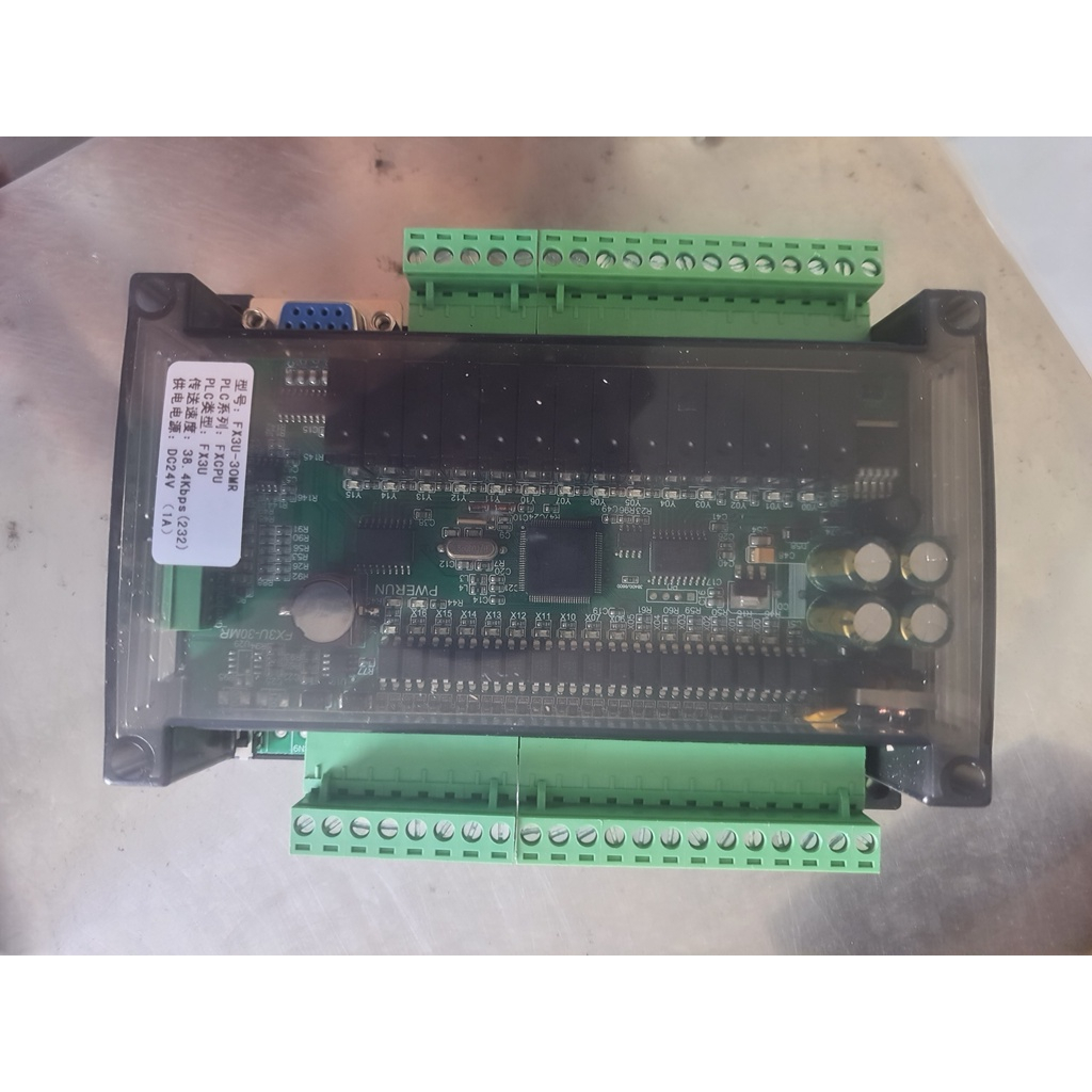 Board Mạch PLC Mitsubishi FX3U-14MT-6AD2DA-RS485, FX3U-14MR, FX3U-24MT ...