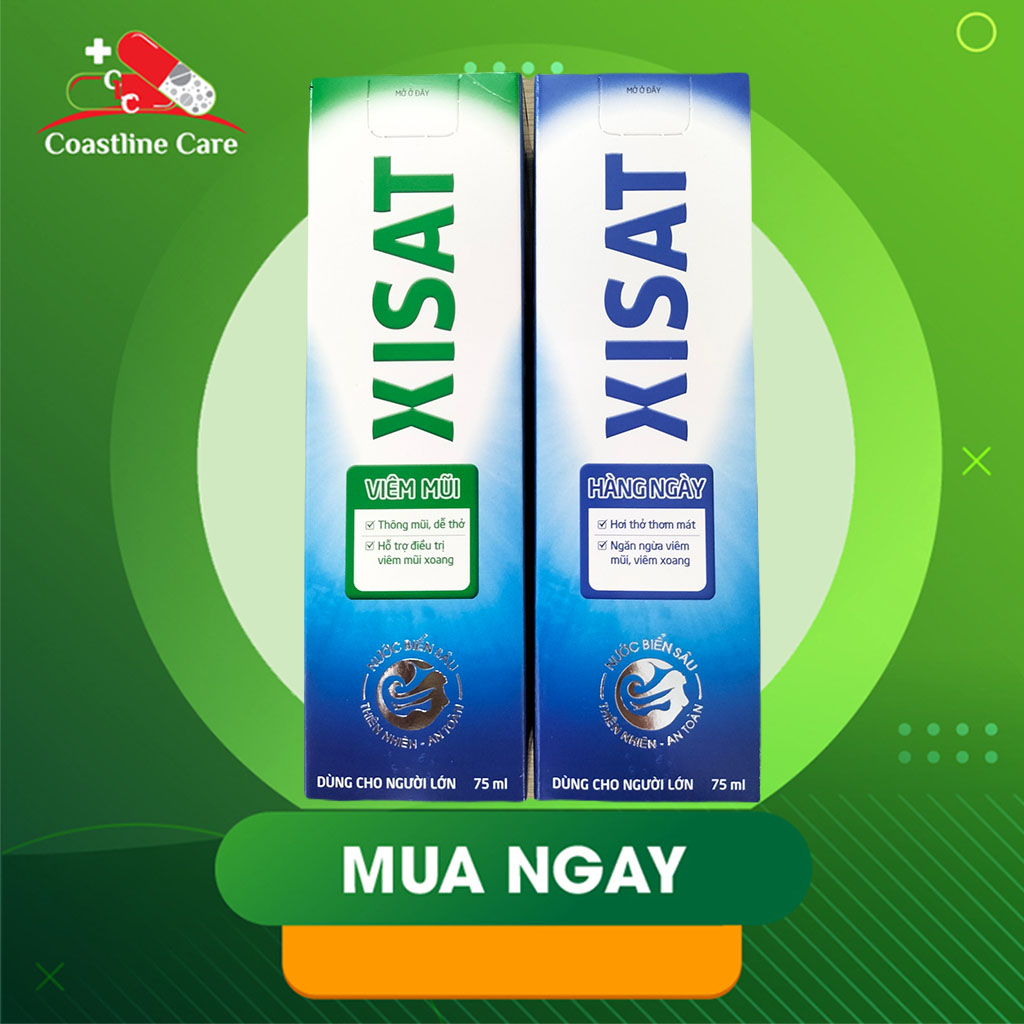 Dung dịch xịt mũi Xisat (75ml) | Shopee Việt Nam