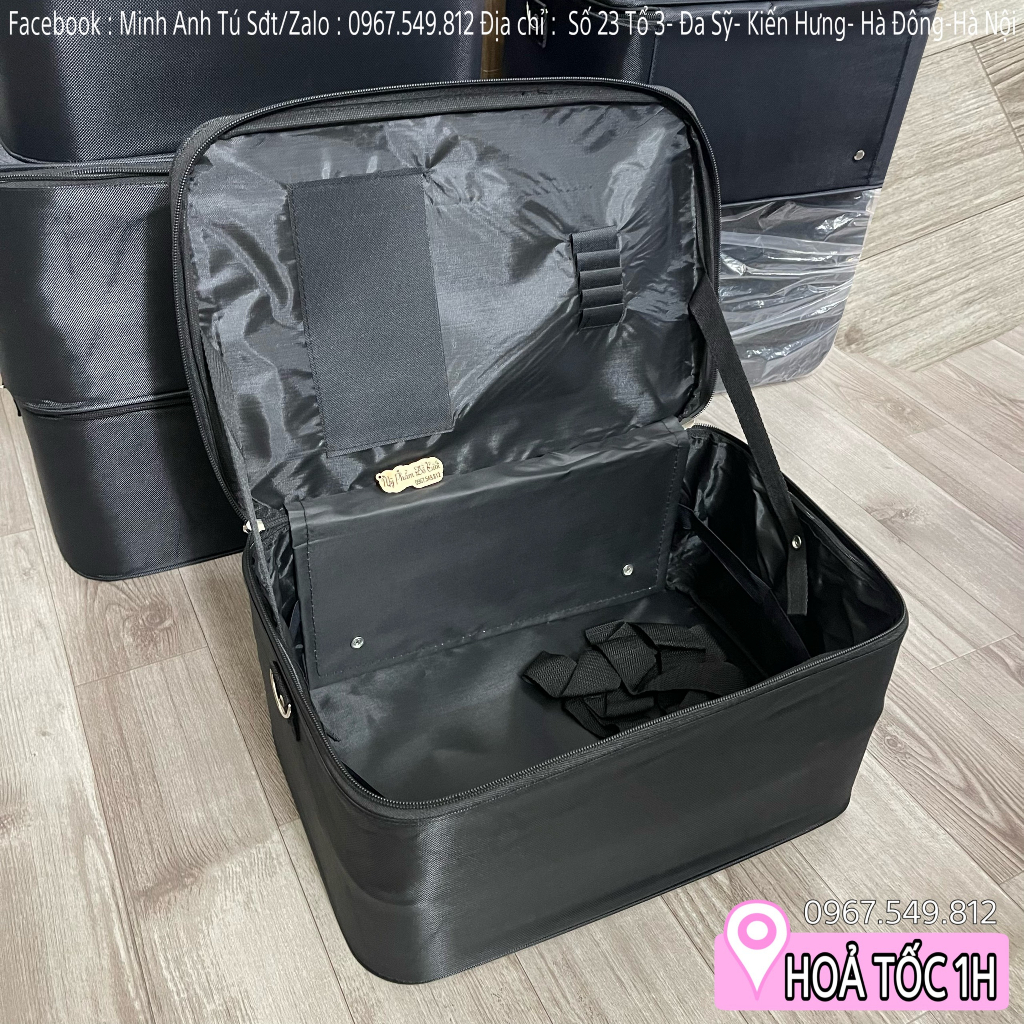 Cốp Đựng Đồ Làm Tóc Đồ Cài Vương Miện Đủ Cỡ ML Màu Đen Có Quai Đeo 40cm*29cm*20cm [Hàng Loại 1 ...