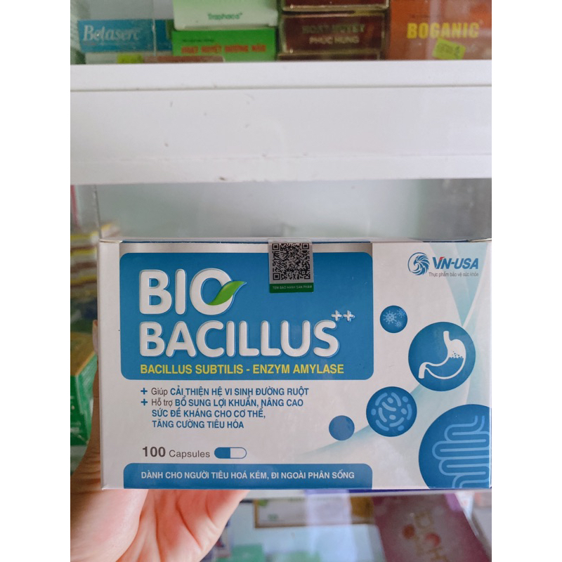 Men BIO BACILLUS ++ , dành cho người tiêu hoá kém, đi ngoài phân sống ...