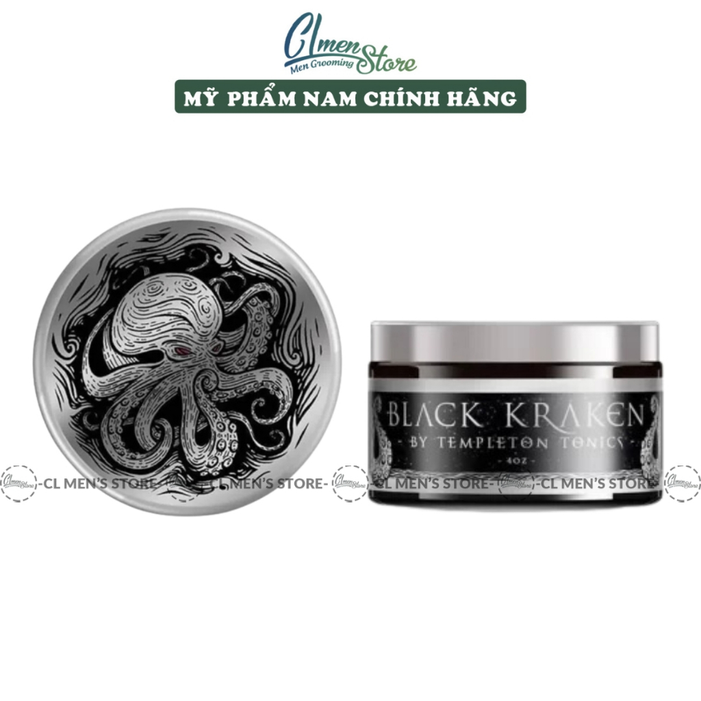 Sáp vuốt tóc Black Kraken Clay | Limited Edition 2023 | Shopee Việt Nam