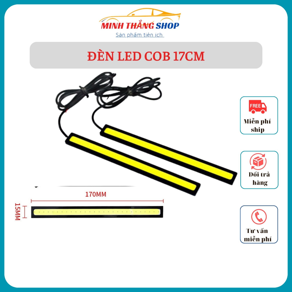 1 Bóng đèn led COB 17cm siêu sáng | Shopee Việt Nam