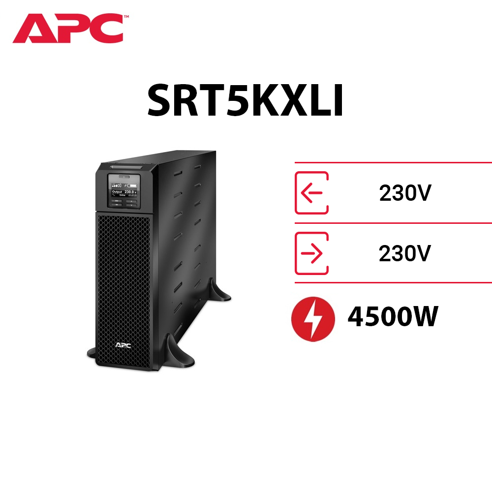 Bộ lưu điện APC Smart SRT 5000VA 230V (SRT5KXLI) | Shopee Việt Nam