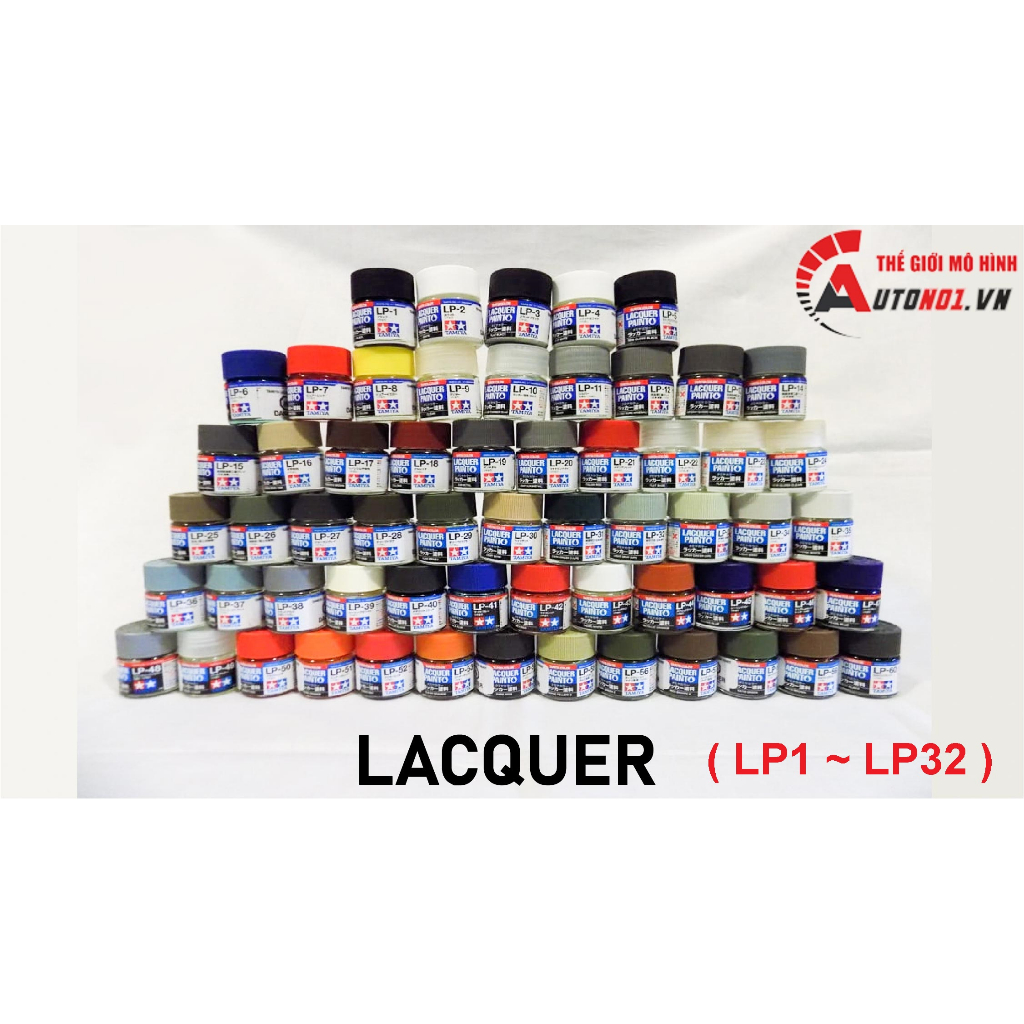 Lacquer ( LP1 ~ LP32 ) sơn mô hình gốc x.ăng Tamiya 10ml | Shopee Việt Nam