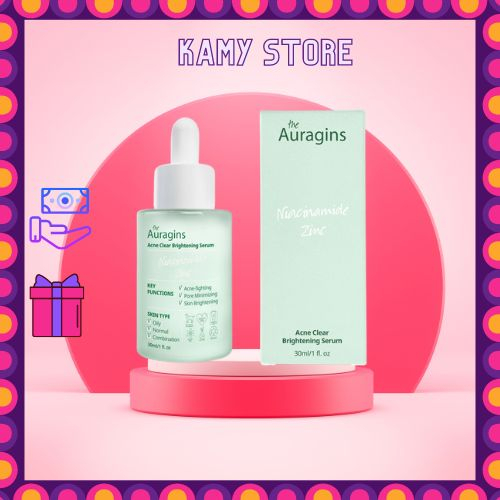 Tinh Chất Dưỡng Da The Auragins 10% Niacinamide + 1% Zinc Acne Clear ...