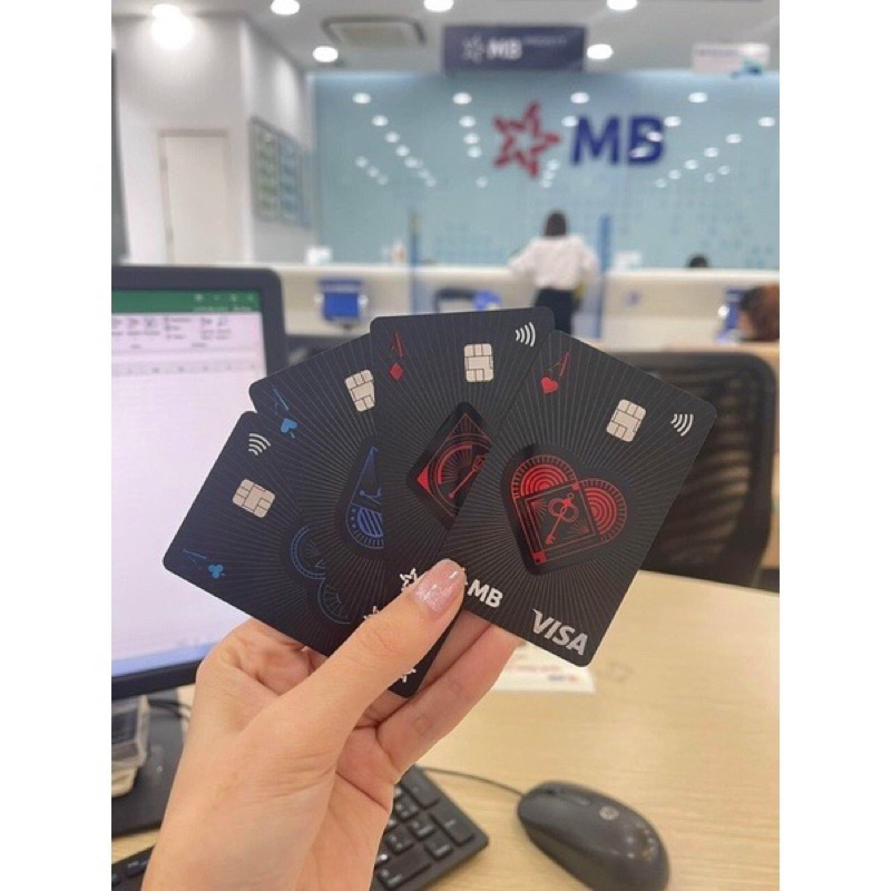 Thẻ MB Bank rút tiền hi collection | Shopee Việt Nam