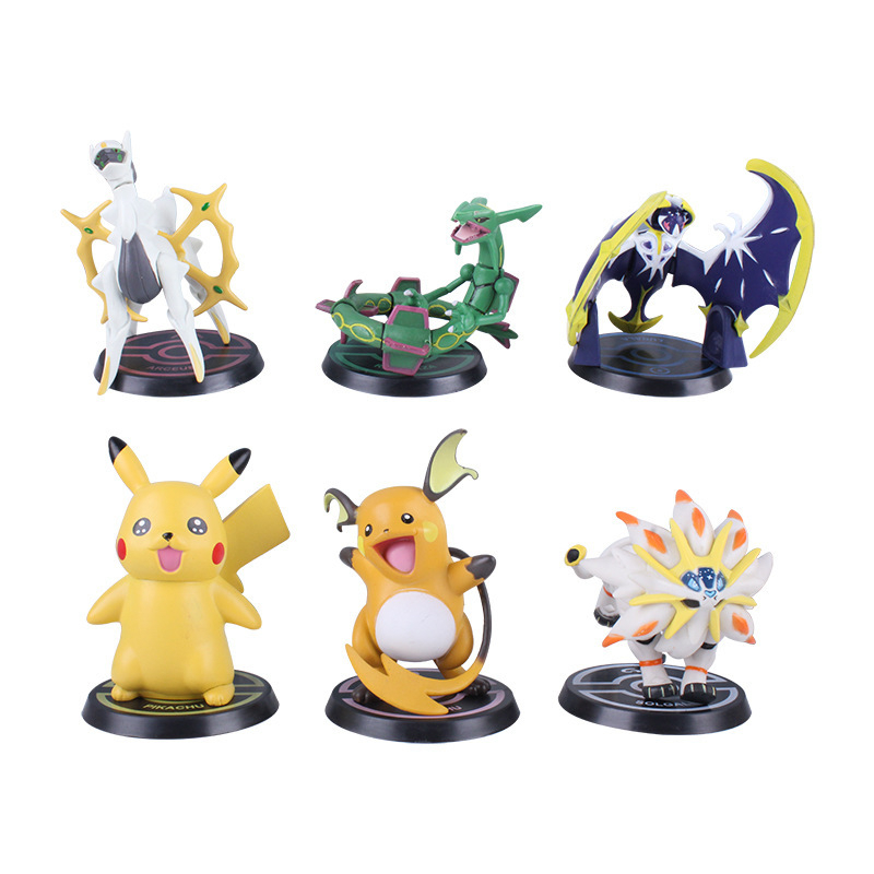 Set 6 mô hình pokemon dùng trang trí, làm quà tặng | Shopee Việt Nam