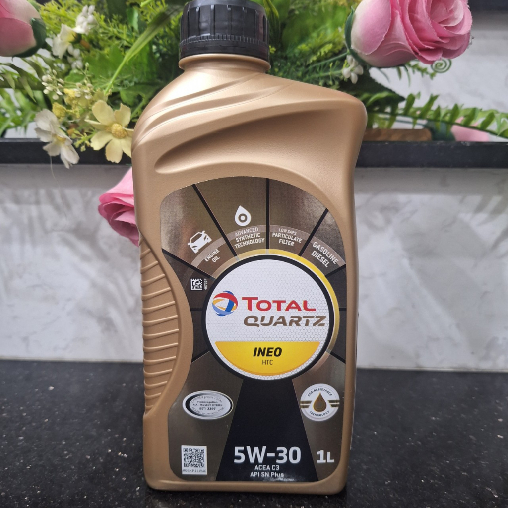 Dầu Nhớt Cao Cấp TOTAL QUARTZ INEO HTC 5W-30 1L - Nhập Khẩu: Pháp | Shopee Việt Nam