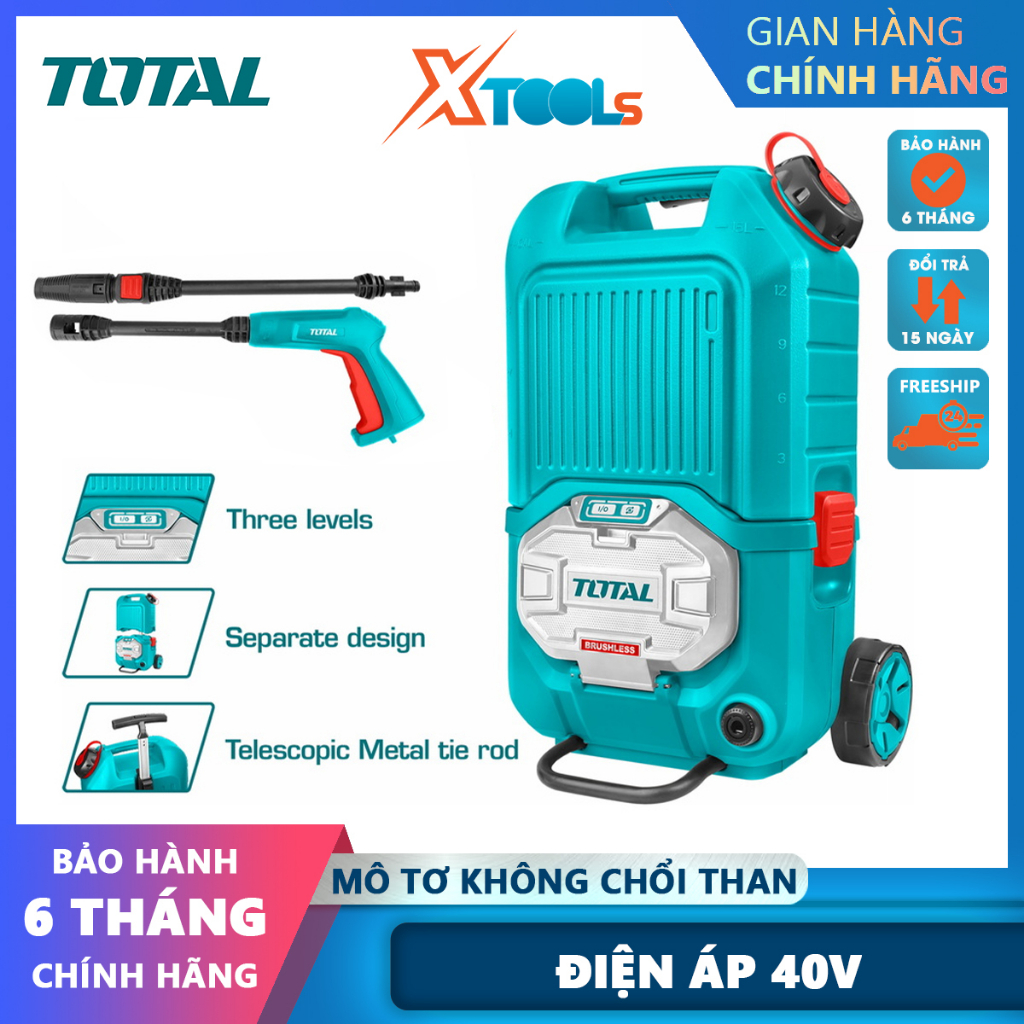 Máy xịt rửa dùng pin 40V TOTAL - TPWLI4006 | Shopee Việt Nam