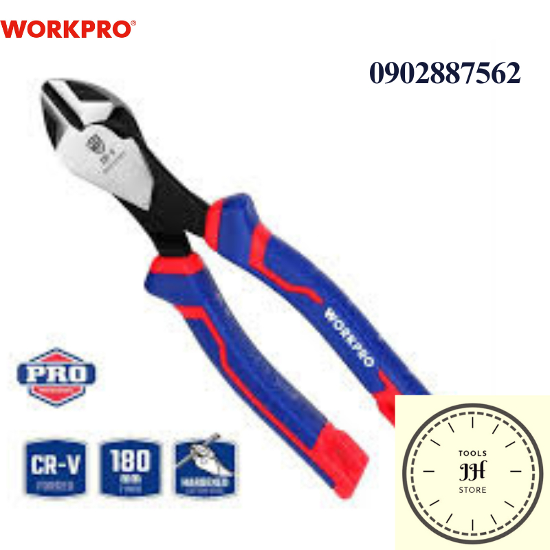 Kìm cắt thép CR-V trợ lực 7 inch 180mm cao cấp Workpro - WP231023 | Shopee Việt Nam