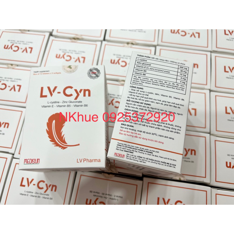 [Chính hãng] Viên uống LV - Cyn hỗ trợ làm đẹp da, tóc, móng | Shopee ...