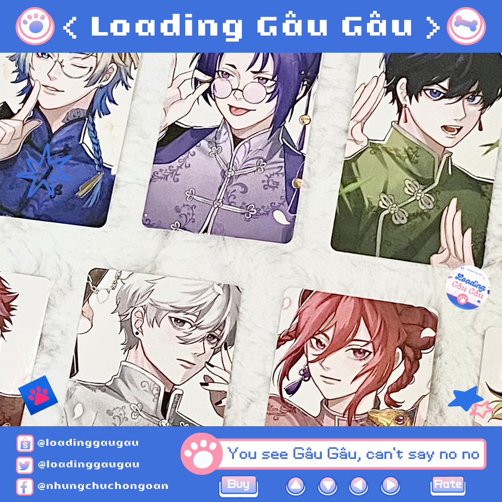 [Fullset] Card bo góc - Tranh vẽ Blue Lock China version by Loading Gâu ...