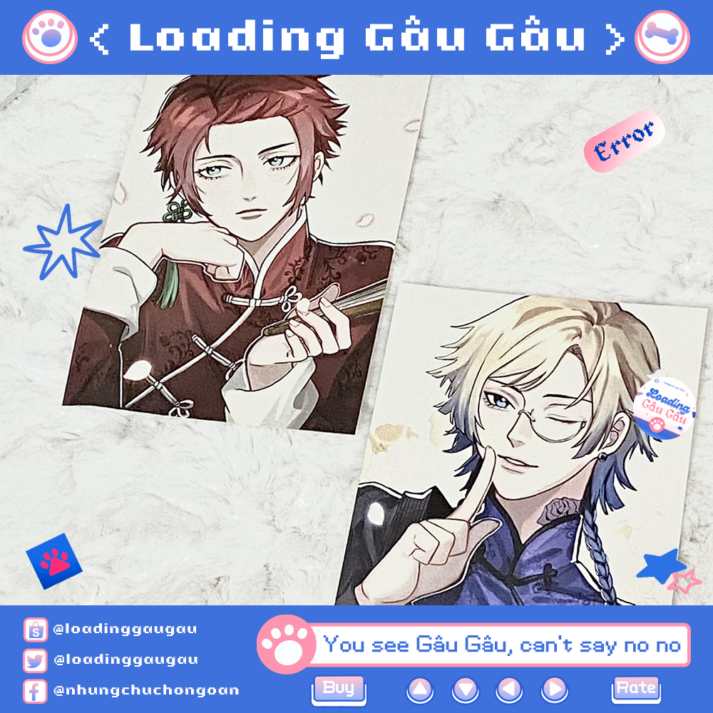 [ARTPRINT] Tranh vẽ Blue Lock China version by Loading Gâu Gâu | Shopee ...