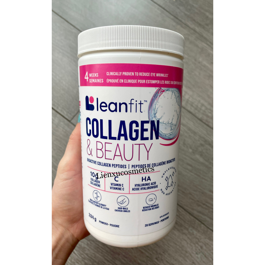 Collagen cho da, tóc, móng Leanfit collagen & beauty hộp 284G | Shopee ...