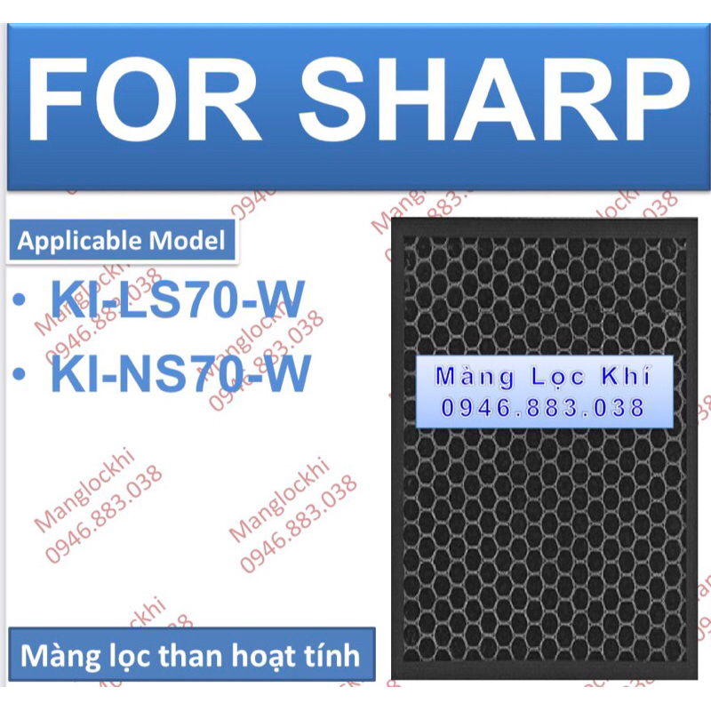 Màng lọc than hoạt tính Shap KI-LS70-W,KI-NS70-W | Shopee Việt Nam