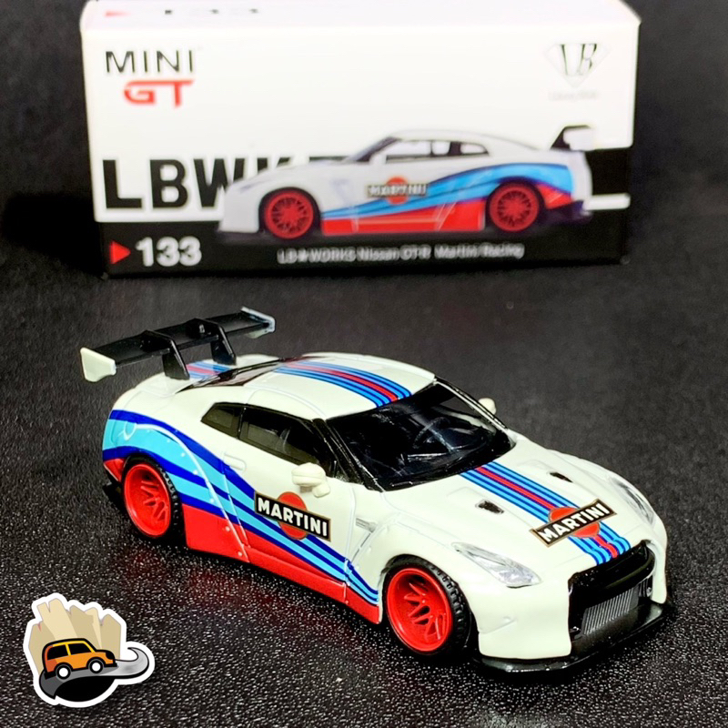 Xe mô hình MiniGT LB Works NISSAN GTR MARTINI RACING - tỉ lệ 1:64 ...