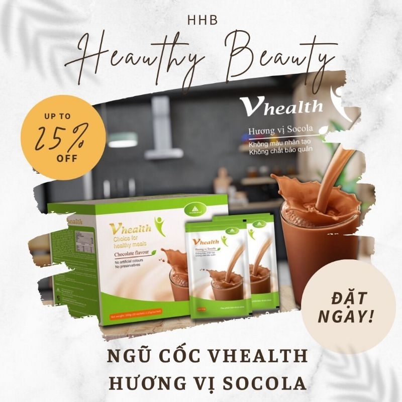[Hàng Chính Hãng] - THỰC PHẨM BẢO VỆ SỨC KHỎE VHEALTH (VỊ SOCOLA ...