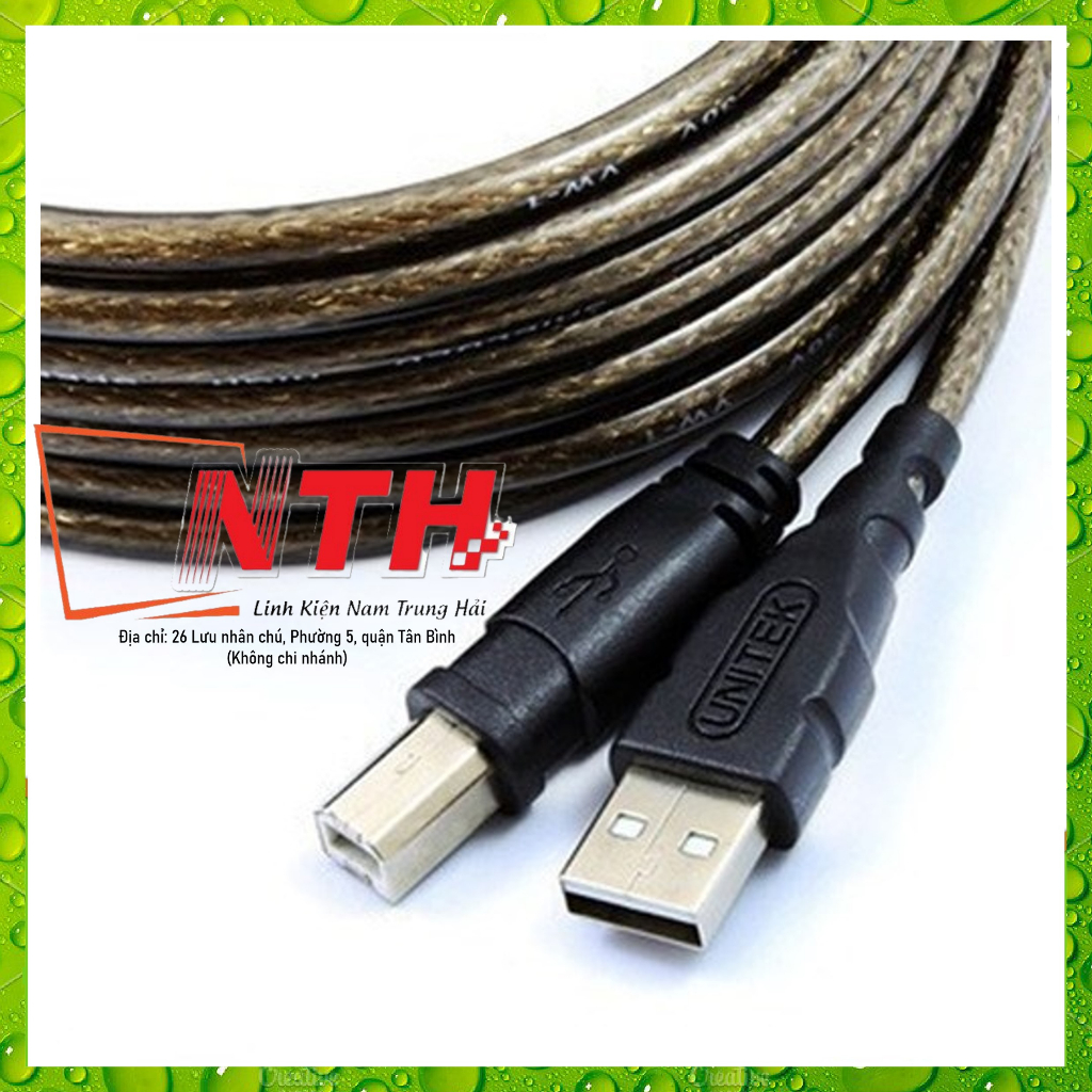 Cáp usb in 2.0 Unitek 1.8m Yc 419 , 3m yc 420gbk , 5m Yc 421gbk, 10m Yc ...
