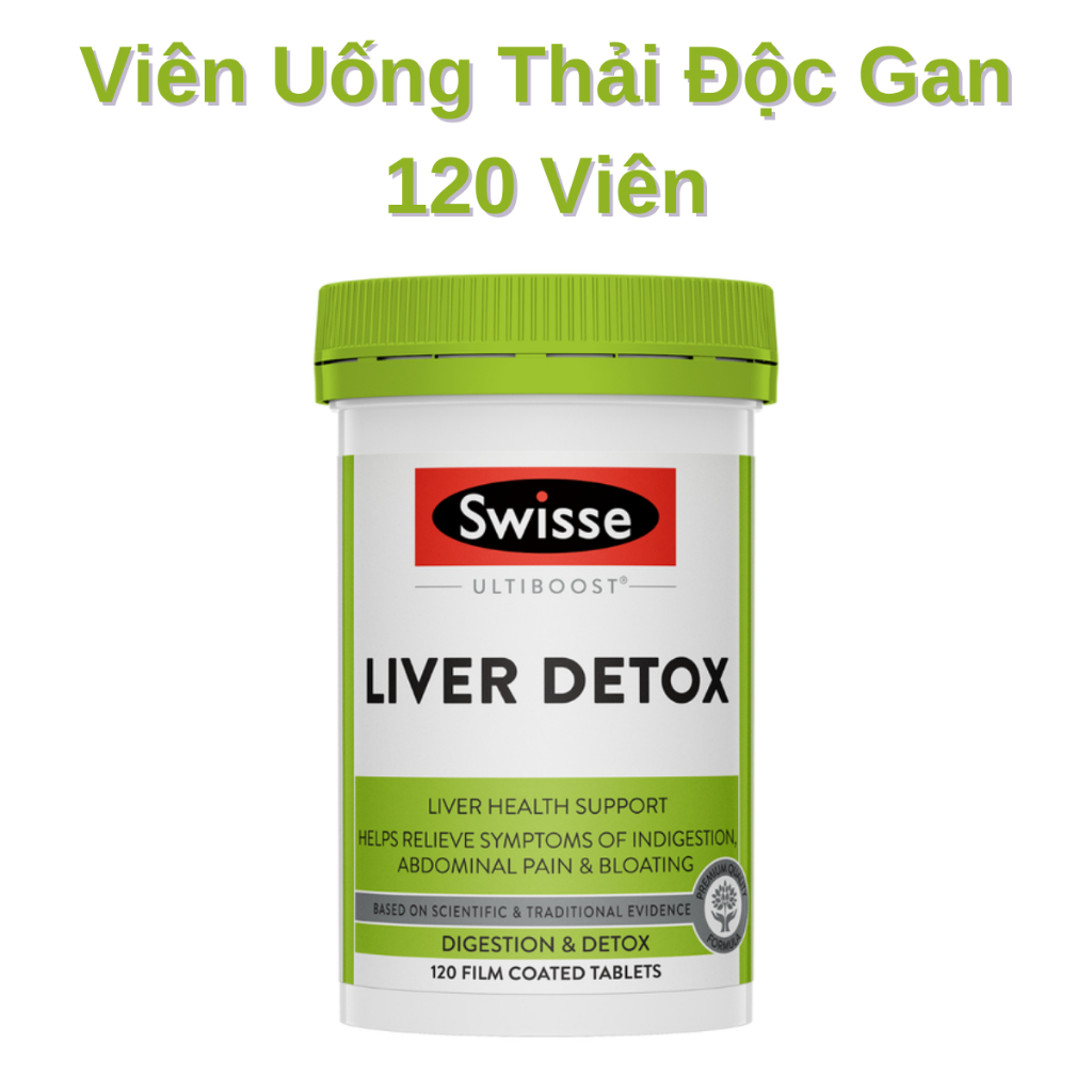 Swisse Ultiboost Liver Detox - Viên Uống Thải Độc Gan - 60/120/200 Viên | Shopee Việt Nam