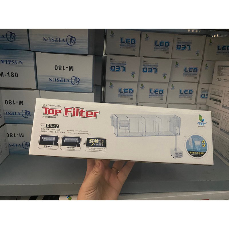 Lọc Tràn Trên Trong Suốt Kèm Bơm Siêu Đẹp Cho Hồ Cá Cảnh | JENECA GD-15, GD-16, GD-17, GD-18, GD ...
