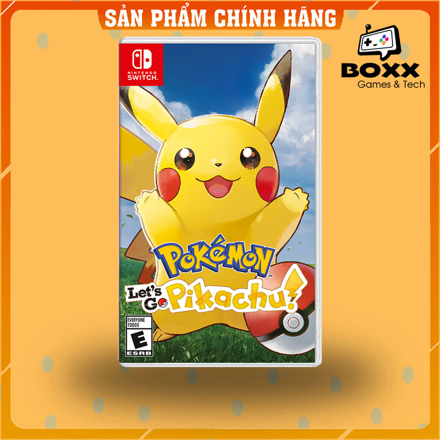 Băng Game Pokemon Let's Go Pikachu Nintendo Switch | Shopee Việt Nam