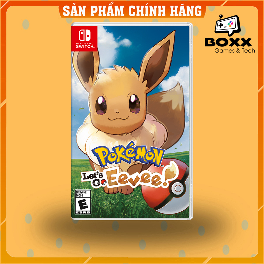 Băng Game Pokemon Let's Go Eevee Nintendo Switch | Shopee Việt Nam