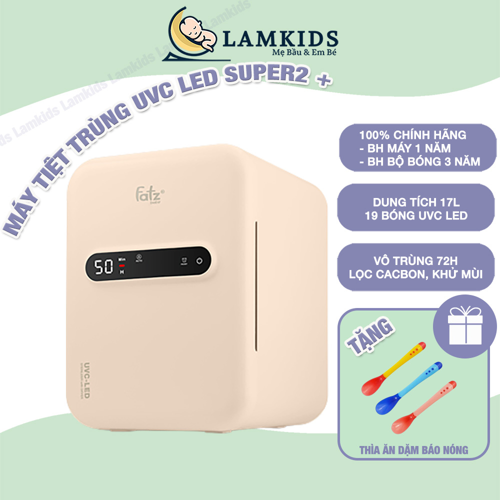 Máy Tiệt Trùng Sấy Khô UVC LED Super 2 Plus FatzBaby FB4766SL 6 Chức ...