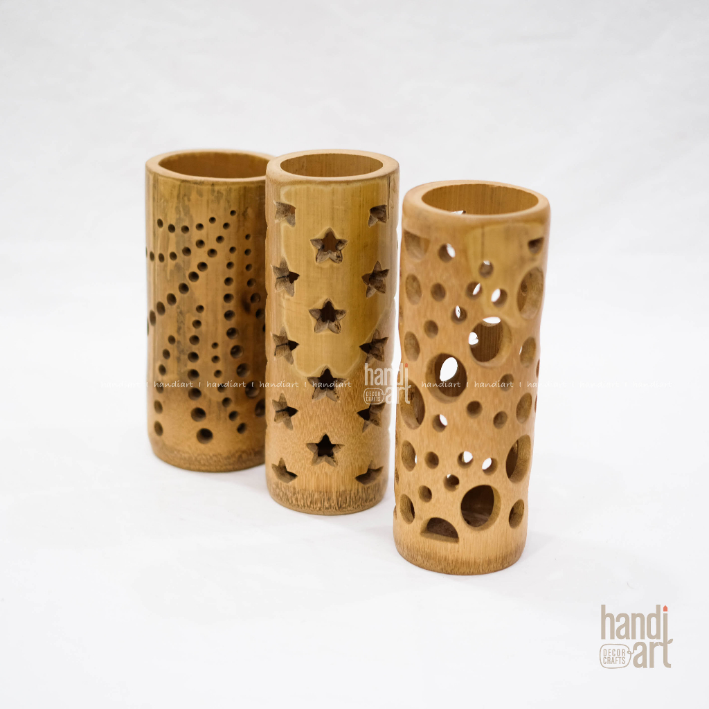 Bình cắm hoa sáng tạo từ tre handmade | Shopee Việt Nam