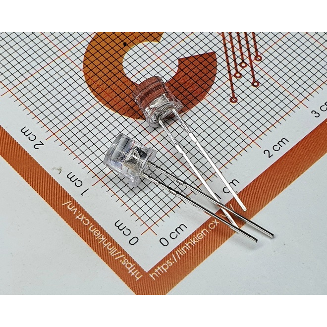 Led 5mm đỏ - Đầu bằng (10 chiếc) | Shopee Việt Nam