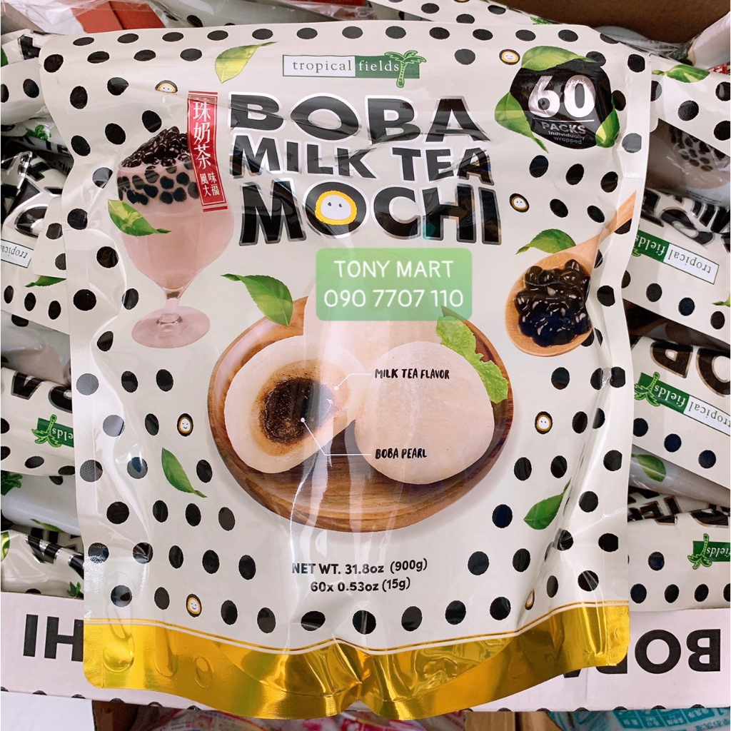 TÚI 900G-DATE 2024-BÁNH MOCHI TRÀ SỮA TRÂN CHÂU BOBA MILK TEA MOCHI - TÚI 60 BÁNH | Shopee Việt Nam