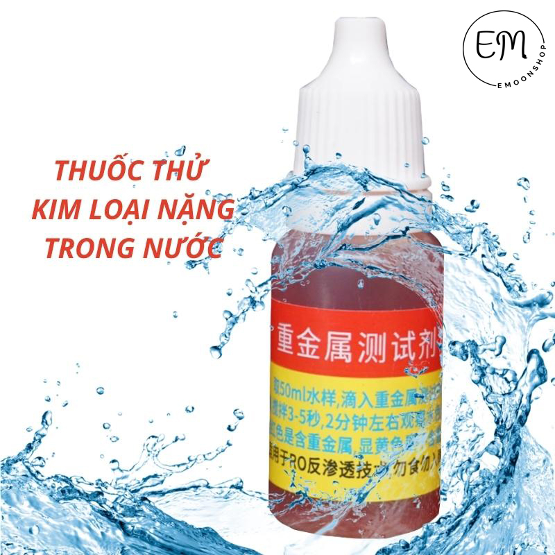 Dung Dịch Thử Kim Loại Nặng Trong Nước Tinh Khiết Chỉ 1 đến 2 Giọt Cho ...