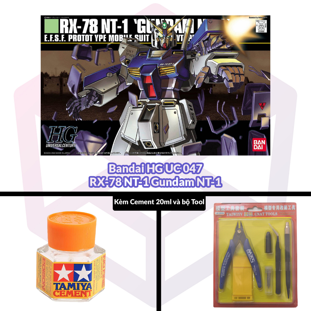 Mô hình Gundam Bandai HG UC 047 RX-78 NT-1 Gundam NT-1 1/144 [GDB] [BHG] | Shopee Việt Nam