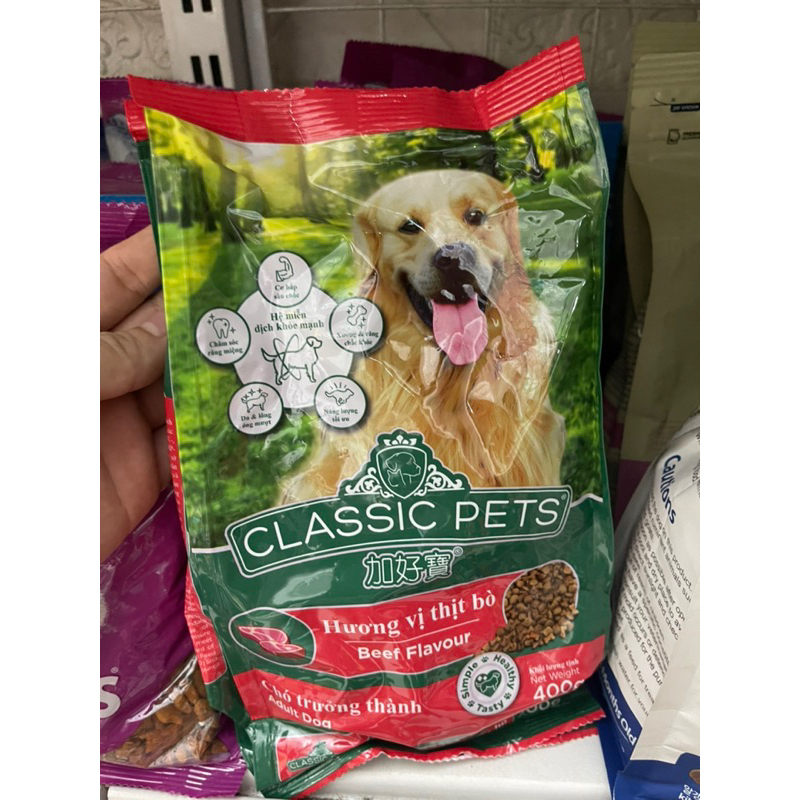 Thức ăn hạt cho chó Classic pets gói 400g | Shopee Việt Nam
