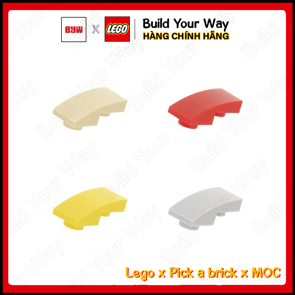 Gạch Lego chính hãng Dốc ngược 2x1x2/3 / Part 24201: Slope, Curved 2 x ...