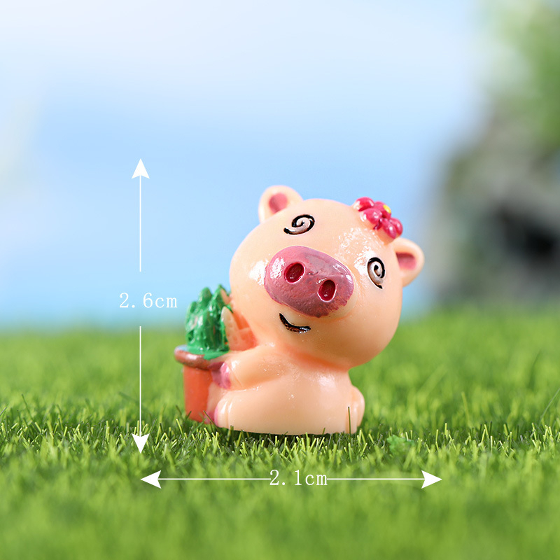 Mô hình phụ kiện tiểu cảnh trang trí sen đá, terrarium, hồ cá,tablo ô ...