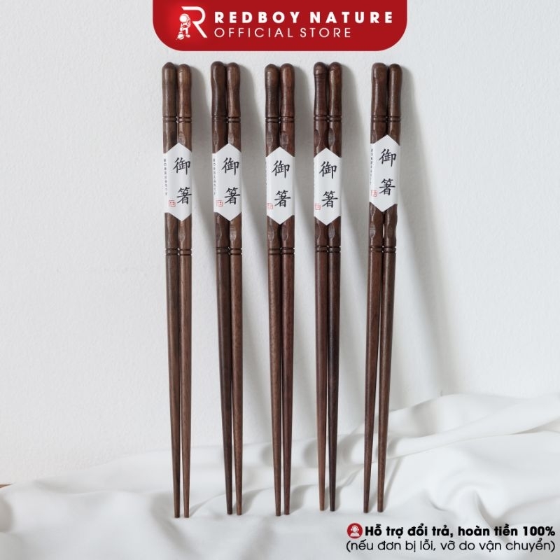 Đũa gỗ đầu nhọn phong cách nhật bản ( 1 bộ 5 đôi) | Shopee Việt Nam