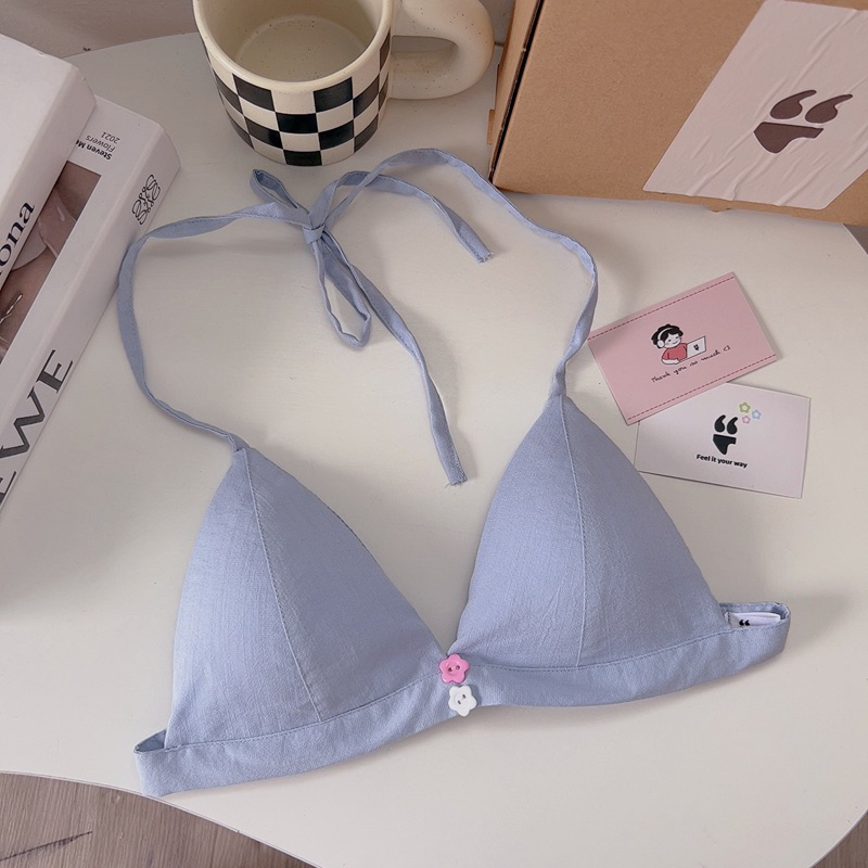 [ Bảng màu mới] Áo bra Simple buộc dây cổ tone pastel - Design by The ...