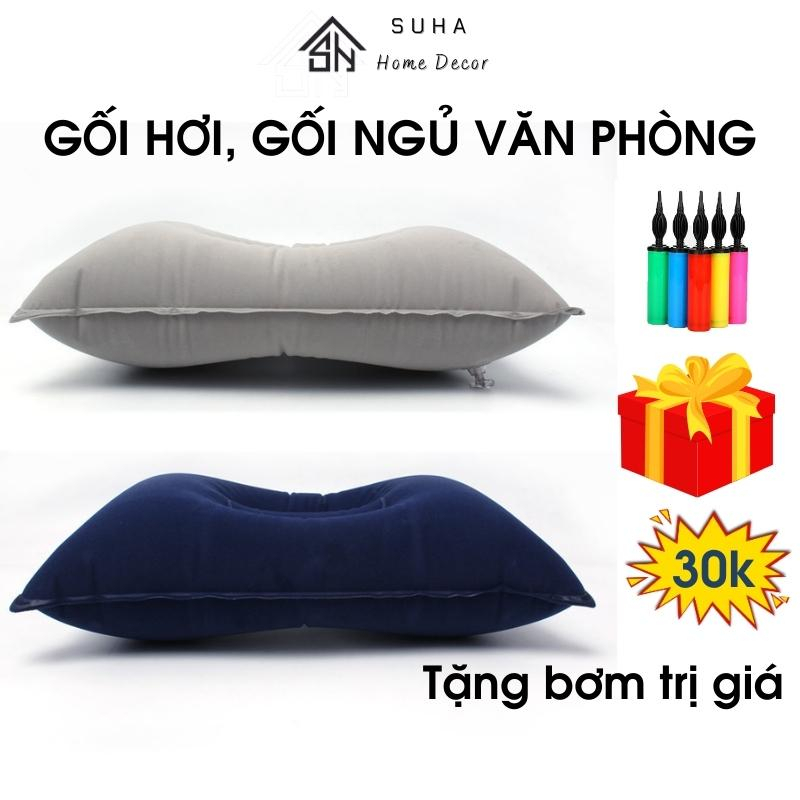 Gối ngủ văn phòng gối hơi gấp gọn đi du lịch ngủ trưa tiện lợi công ...